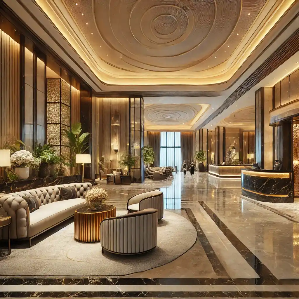 Jasa Desain Interior Hotel Jogja Minimalis 2 Lantai Eksterior Mewah